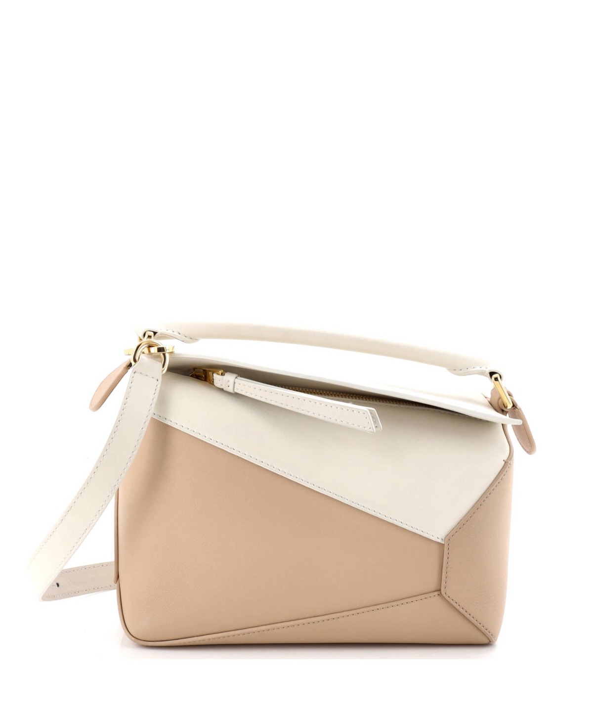 Click here for Pre-Owned Loewe Small Puzzle Bag Leather - Natural prices