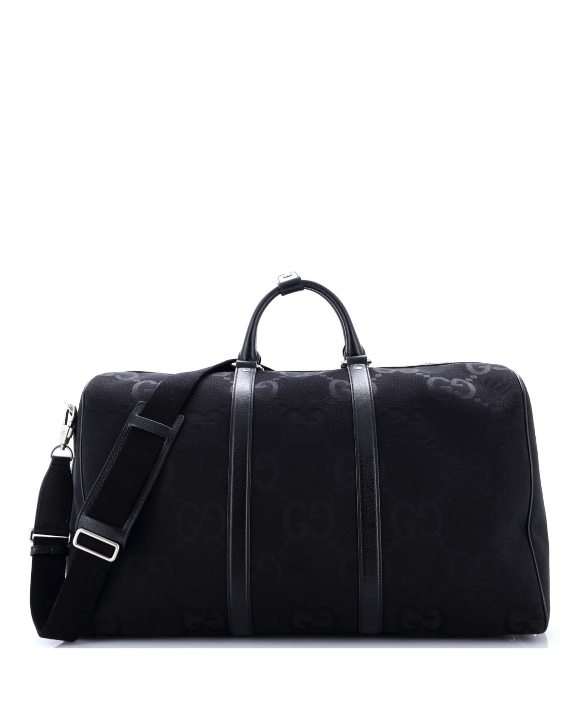 Click here for Pre-Owned Gucci Large Duffle Bag Jumbo Gg Embossed... prices