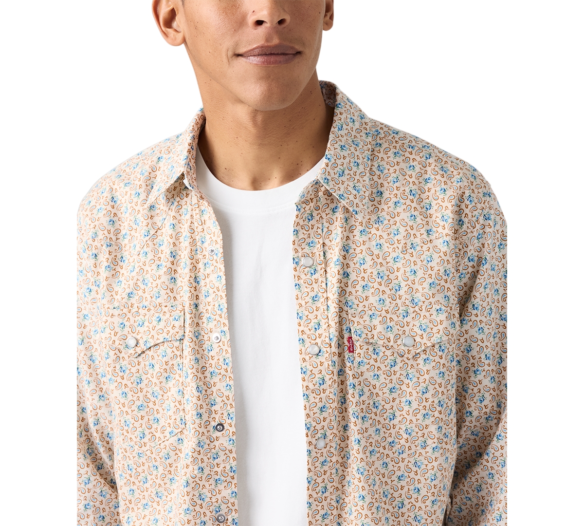 Click here for Levis Mens Classic Standard Fit Western Shirt - Ca... prices