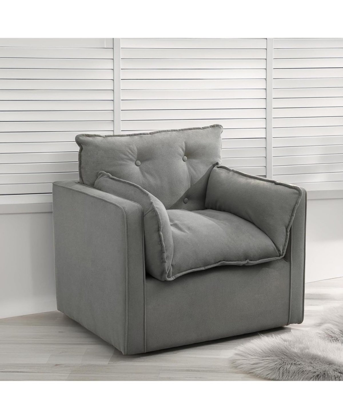 Click here for gaomon Mid-Century Swivel Accent Chair  360degree(... prices