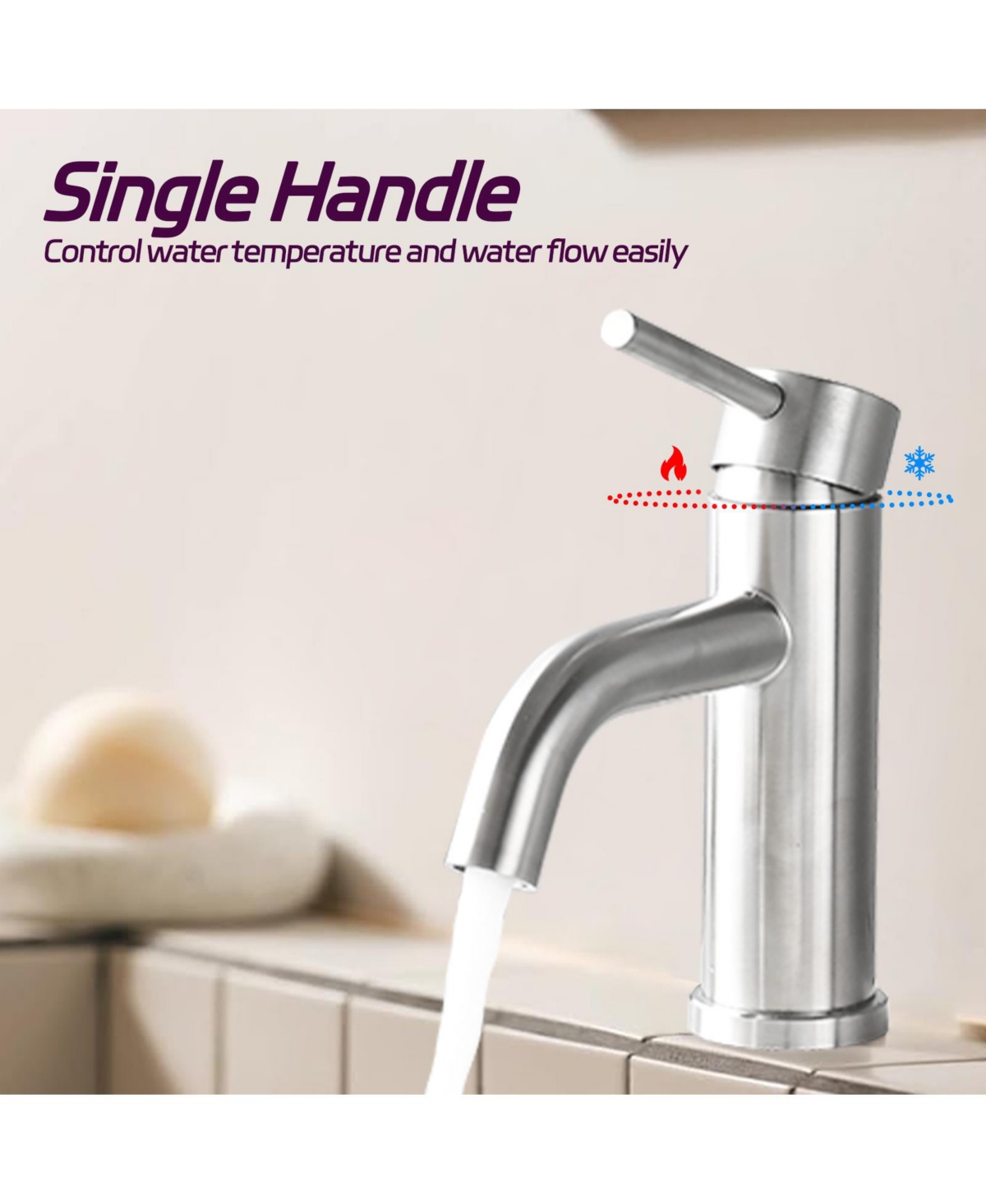 Click here for Busdays Bathroom Faucet Single Hole Modern Bathroo... prices
