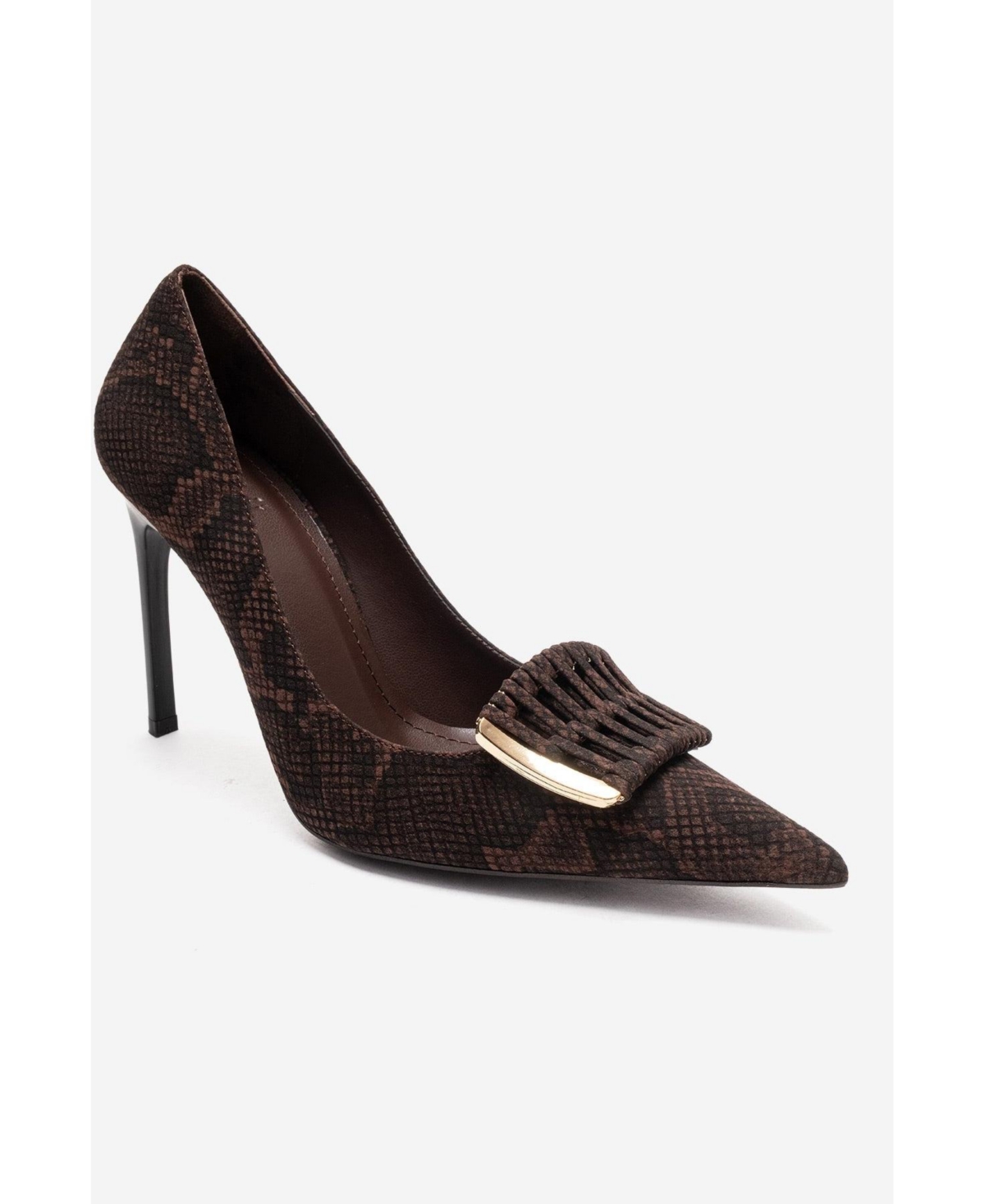 Click here for Prologue Shoes Womens Guerni Stiletto Pump - Brown prices