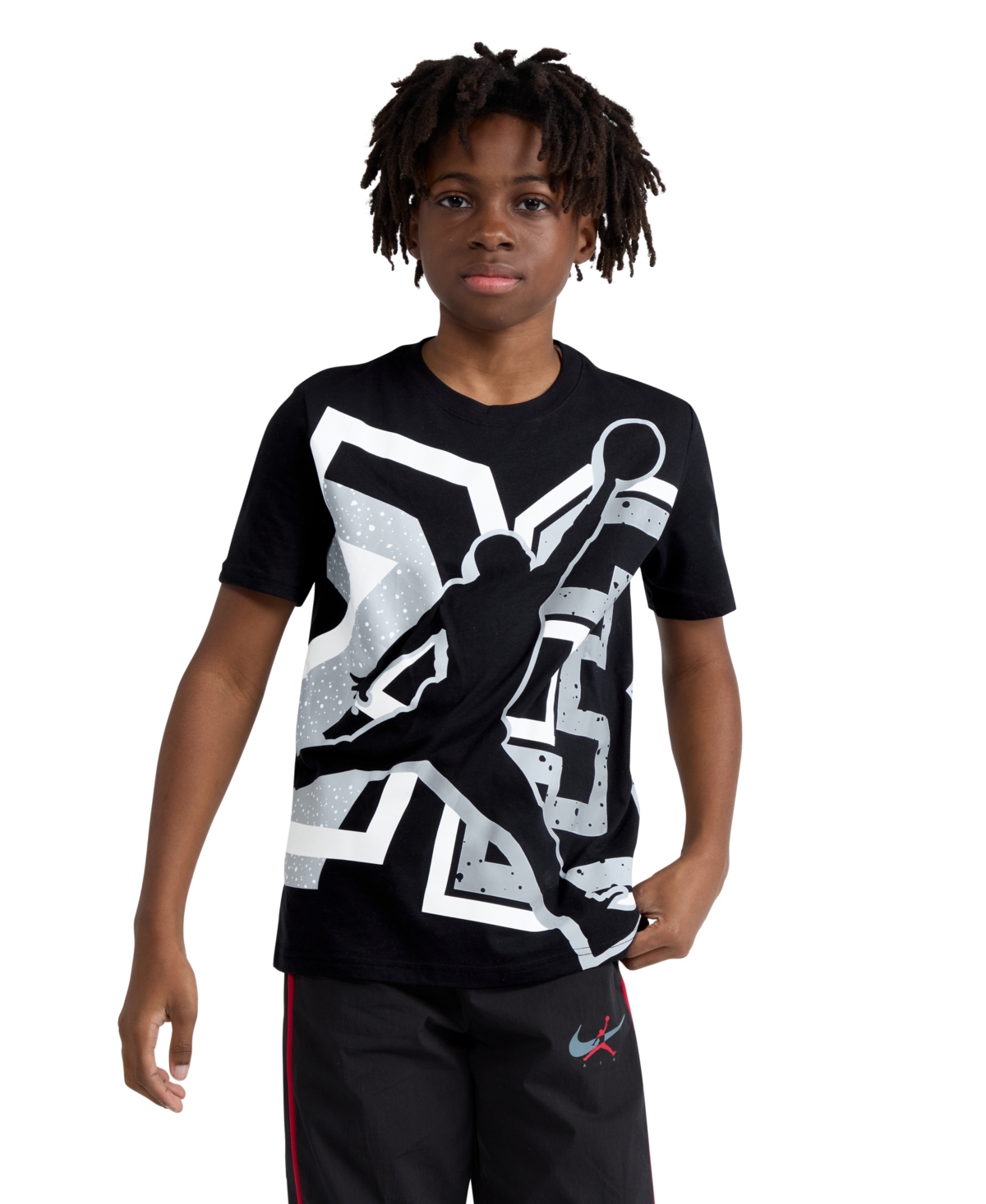 Click here for Jordan Boys 8-20 Split 23 Graphic Crewneck T-Shirt... prices