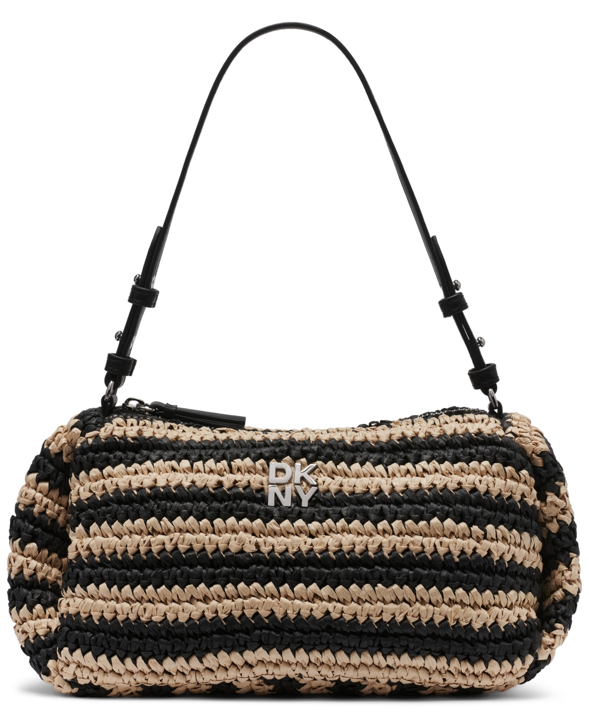 Click here for Dkny Remy Zip-Top Medium Shoulder Handbag - Black/... prices