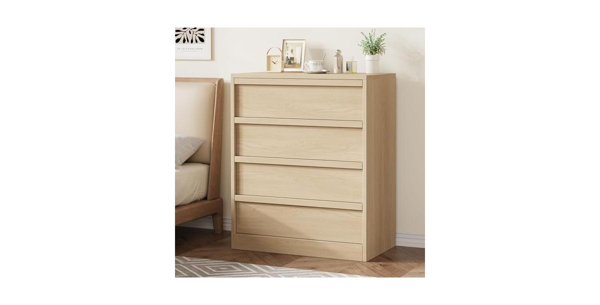 Click here for gaomon 4 Drawer Dresser for Bedroom  39in Tall Nig... prices