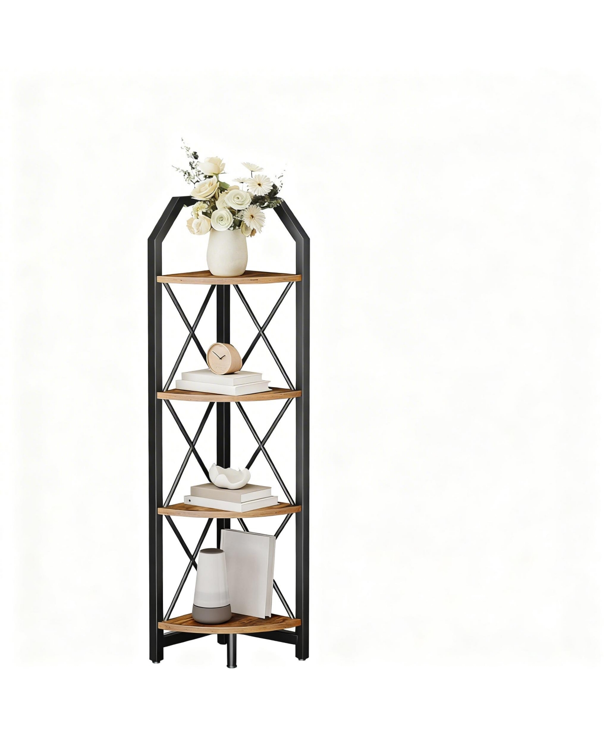 Click here for Yigii Corner Shelf Industrial Storage Stand Bookca... prices