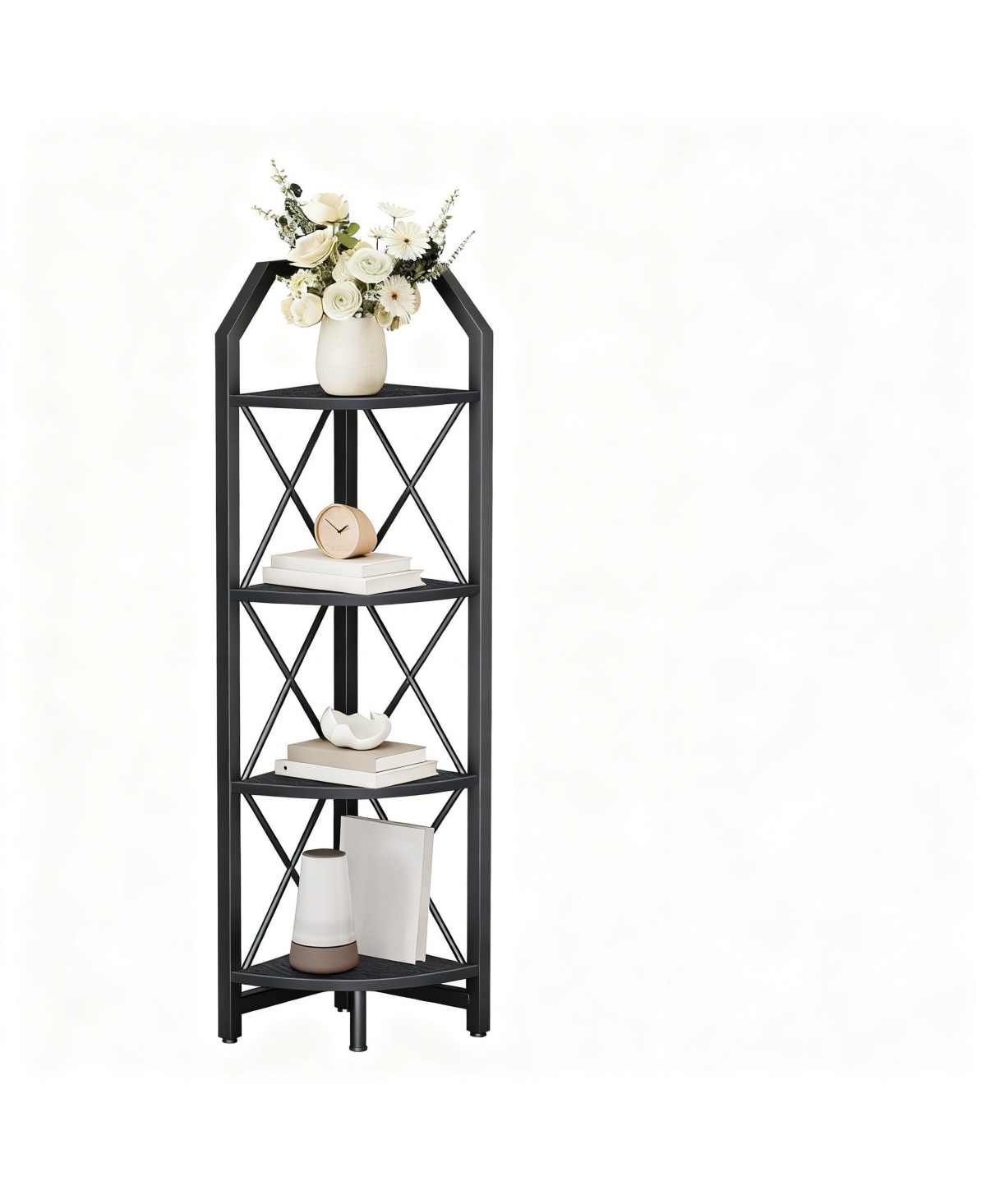 Click here for Yigii Corner Shelf Industrial Storage Stand Bookca... prices