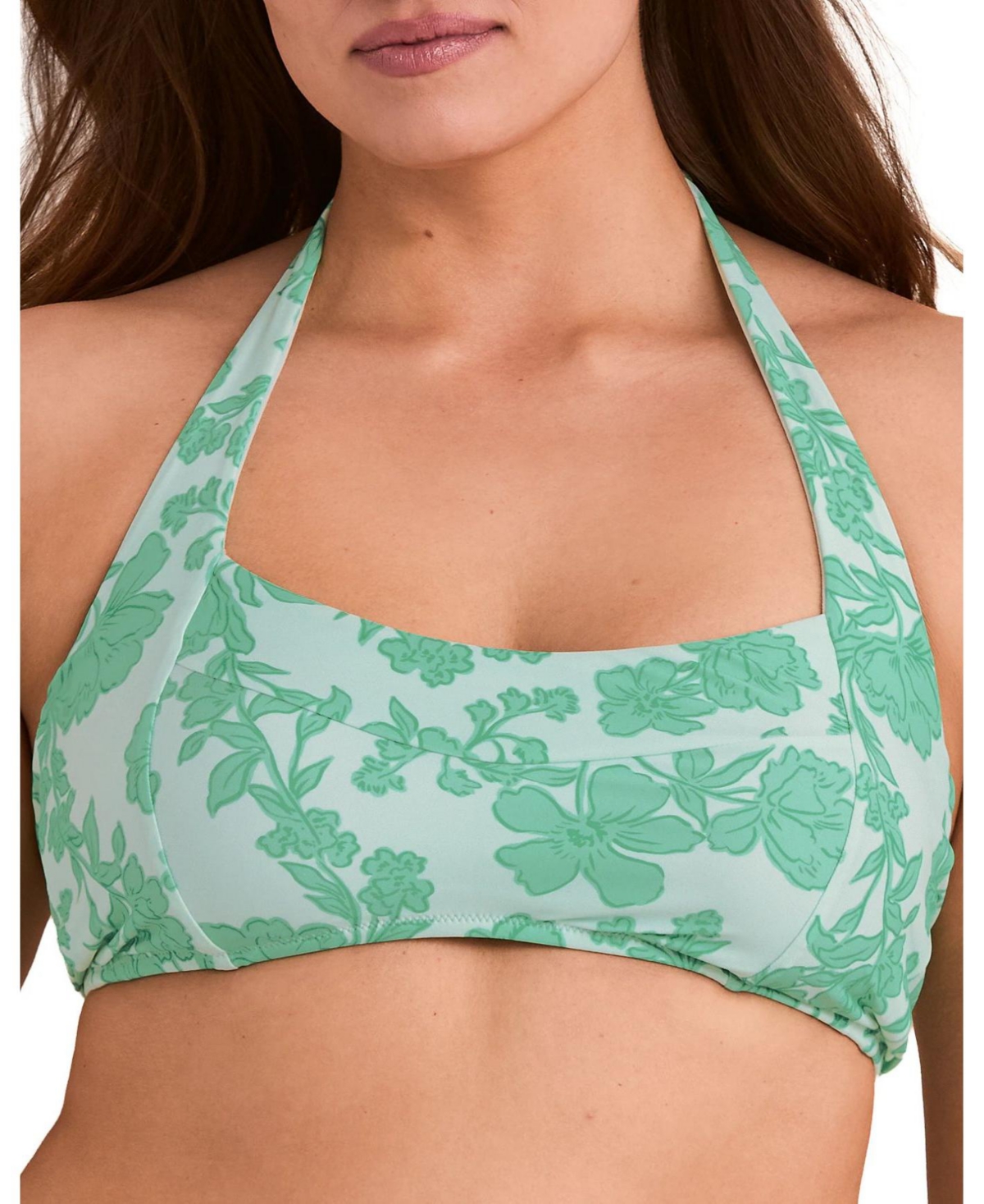 Click here for Adore Me Plus Size Perry Swimwear Bikini Top - Flo... prices