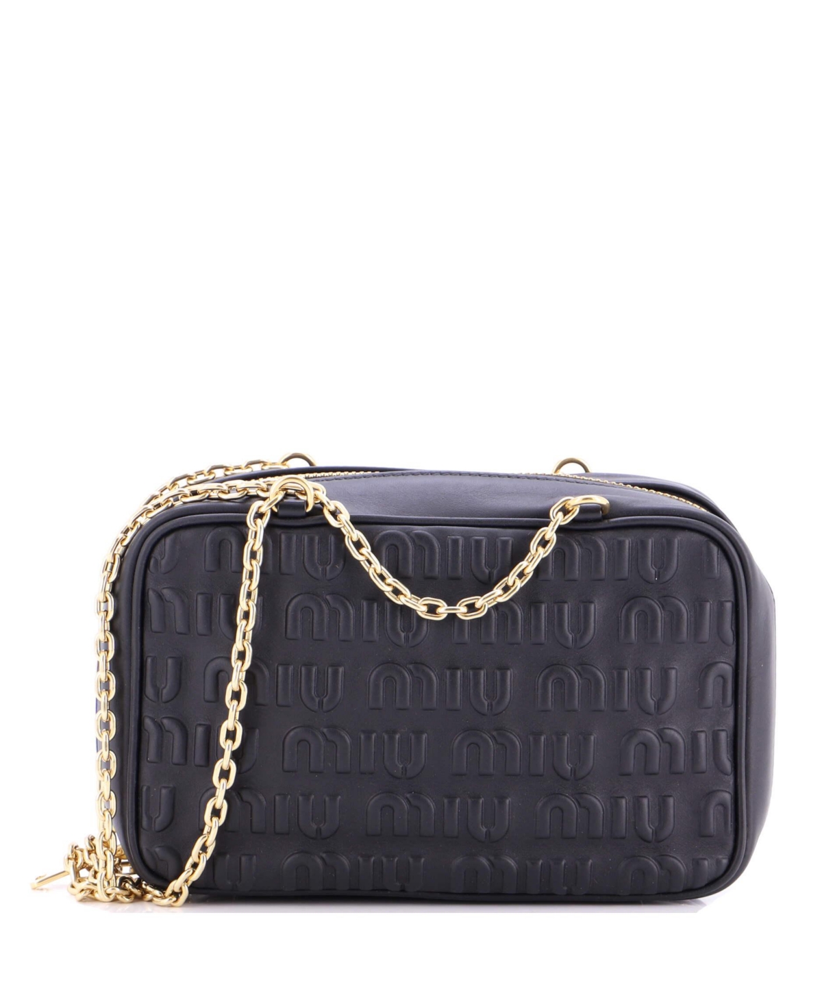 Click here for Pre-Owned Miu Miu Medium Softy Chain Camera Bag Lo... prices