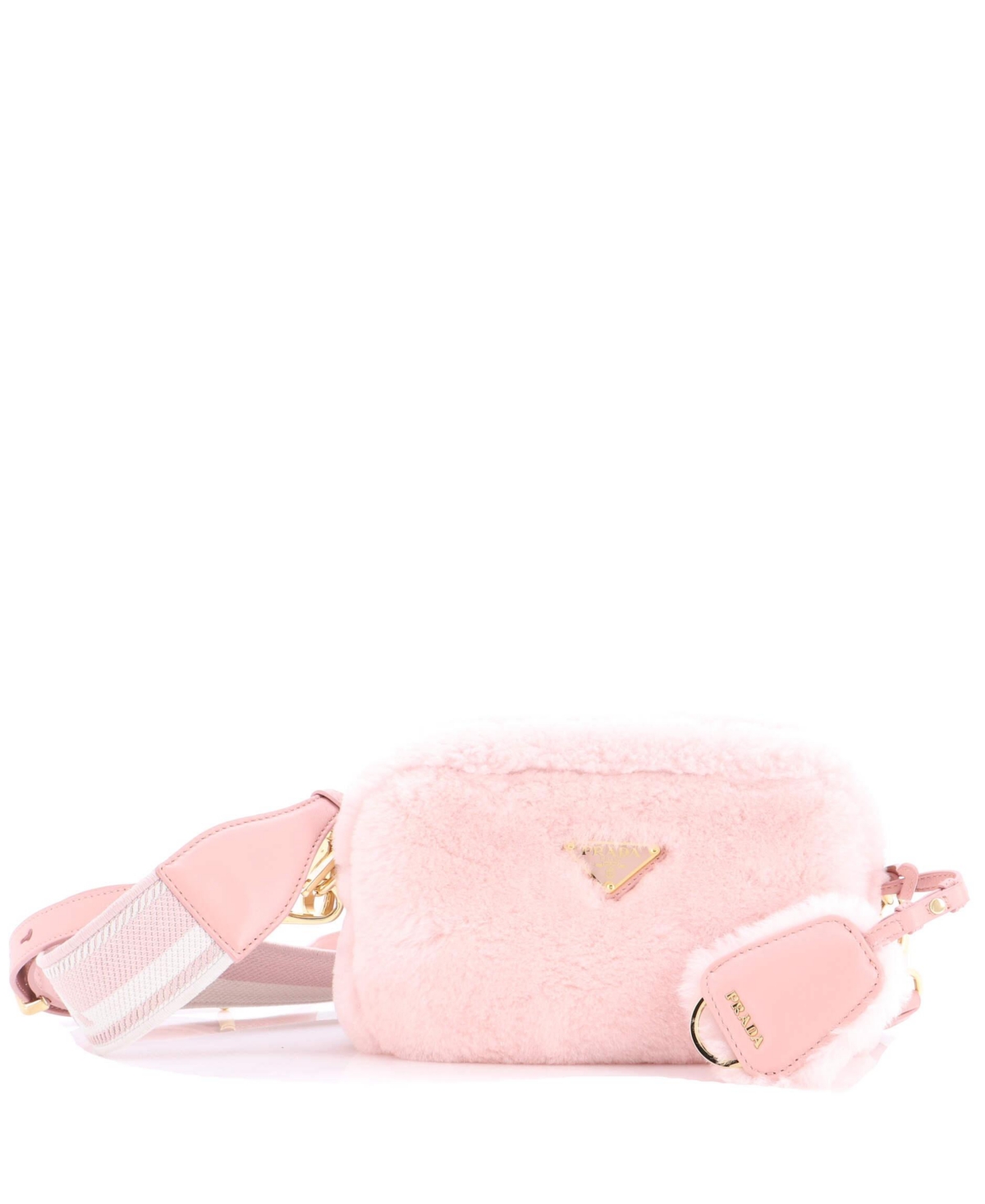 Click here for Pre-Owned Prada Dual Strap Camera Bag Shearling -... prices