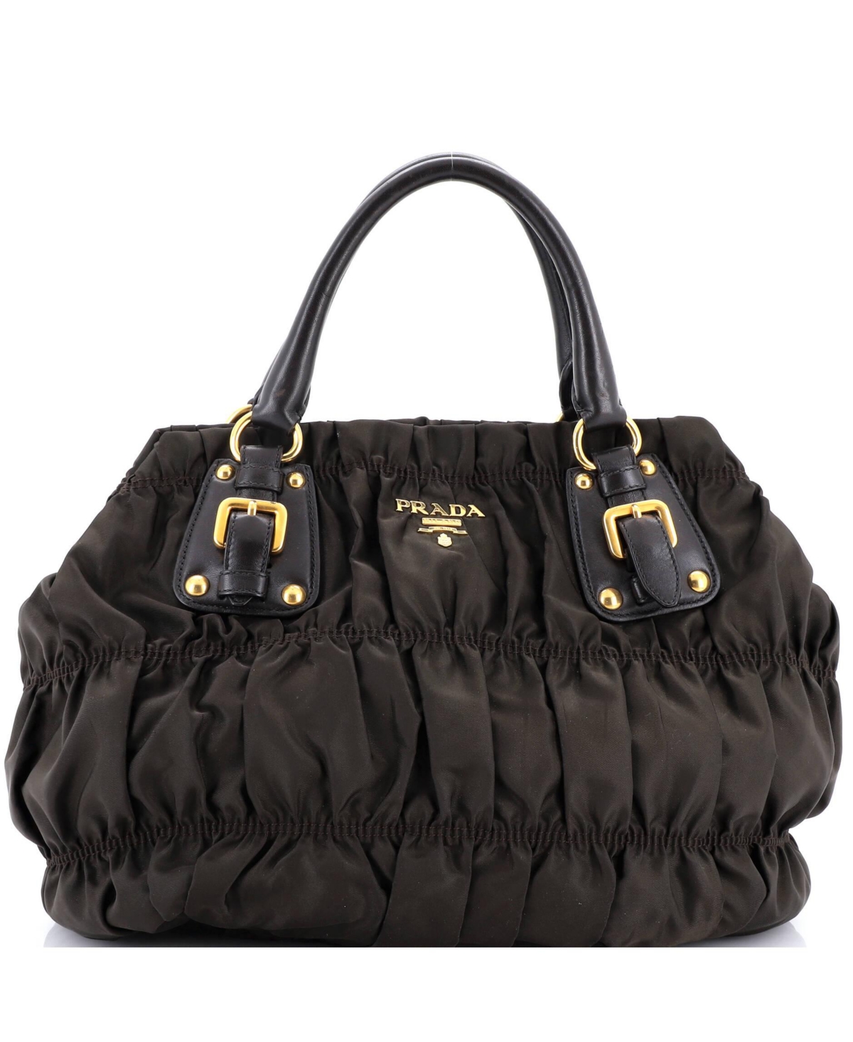 Click here for Pre-Owned Prada Large Gaufre Convertible Tote Leat... prices