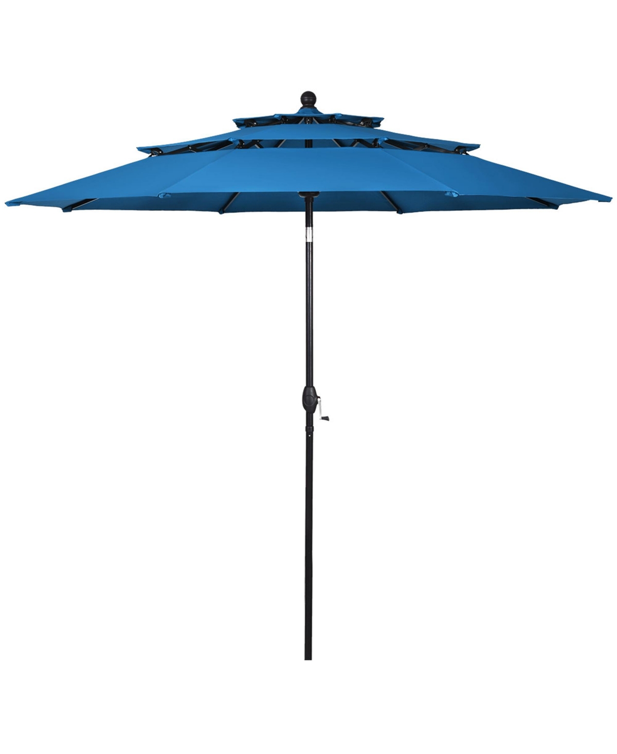 Click here for Gymax 10ft 3 Tier Patio Market Umbrella Aluminum S... prices