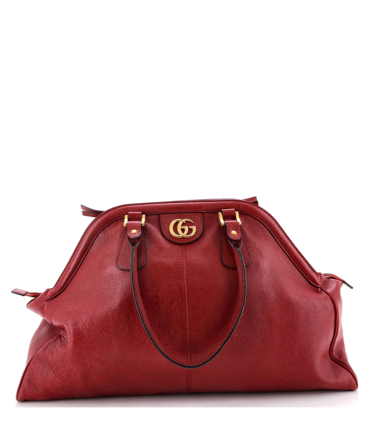 Click here for Pre-Owned Gucci Large Re(Belle) Top Handle Bag Lea... prices