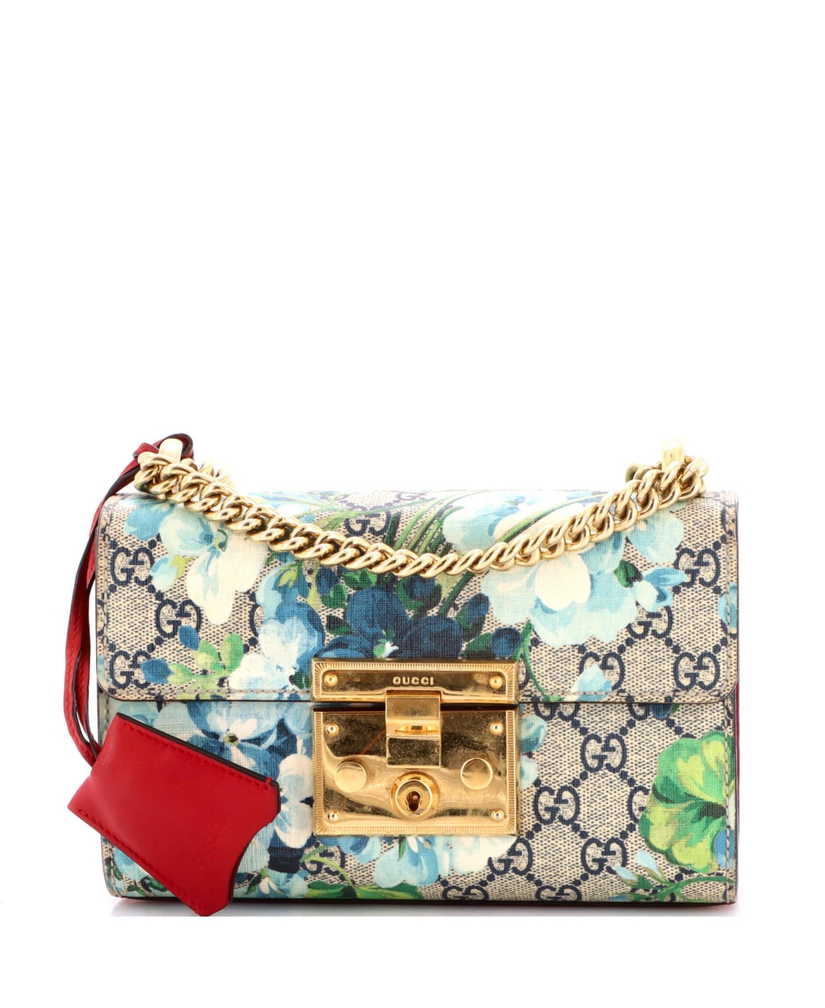 Click here for Pre-Owned Gucci Small Padlock Shoulder Bag Blooms... prices