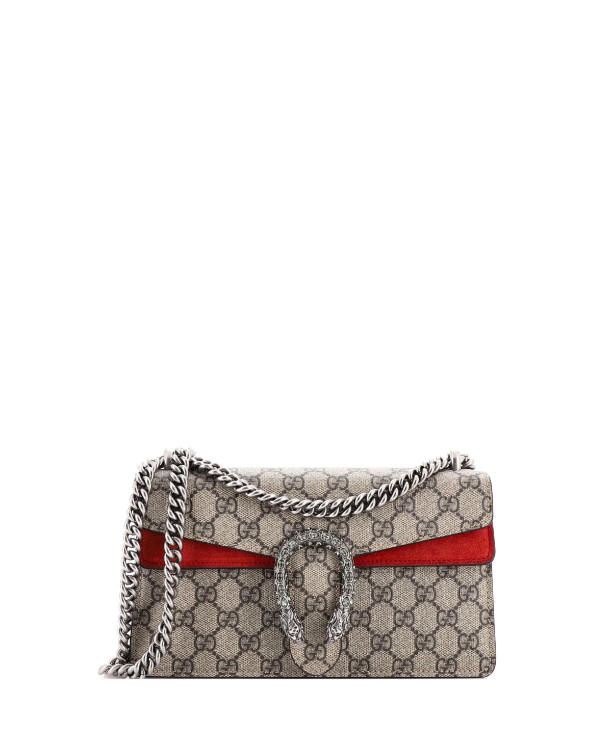 Click here for Pre-Owned Gucci Small Dionysus Bag Gg Coated Canva... prices