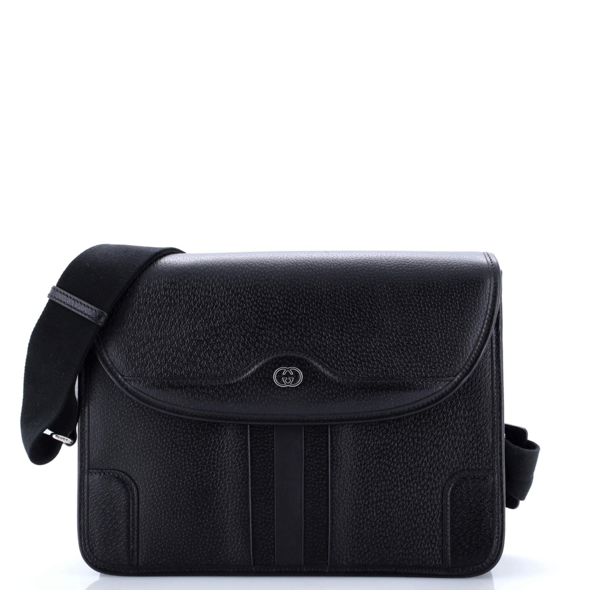 Click here for Pre-Owned Gucci Interlocking G Flap Messenger Bag... prices