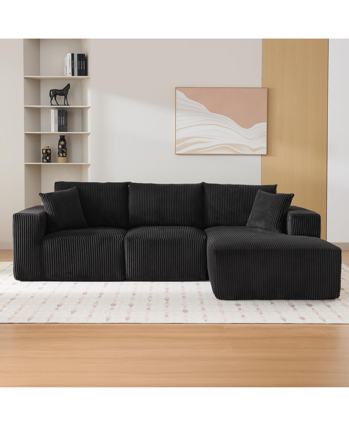 Click here for gaomon 108" L-Shaped Modular Sectional Sofa... prices