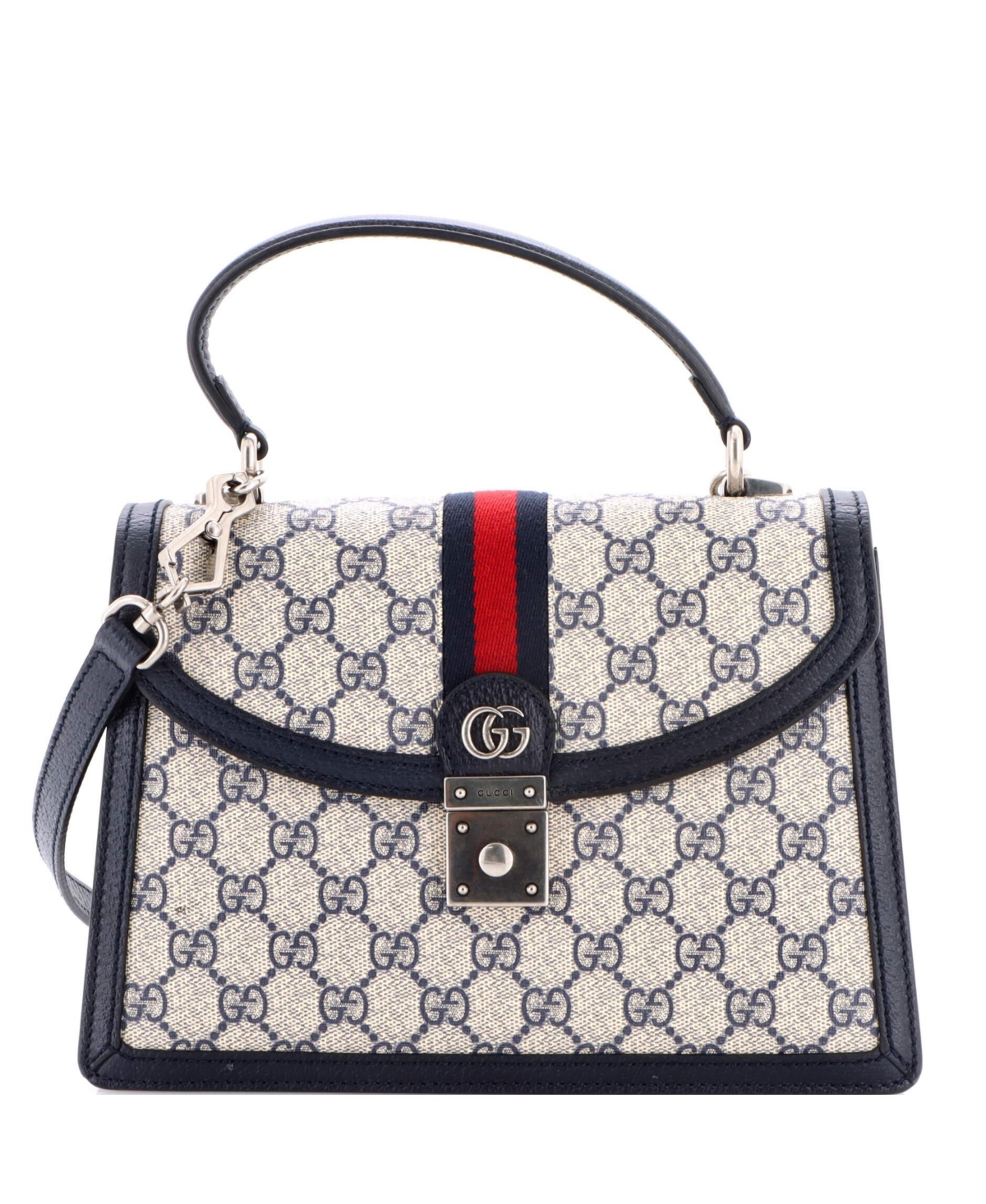 Click here for Pre-Owned Gucci Small Ophidia Flap Top Handle Bag... prices