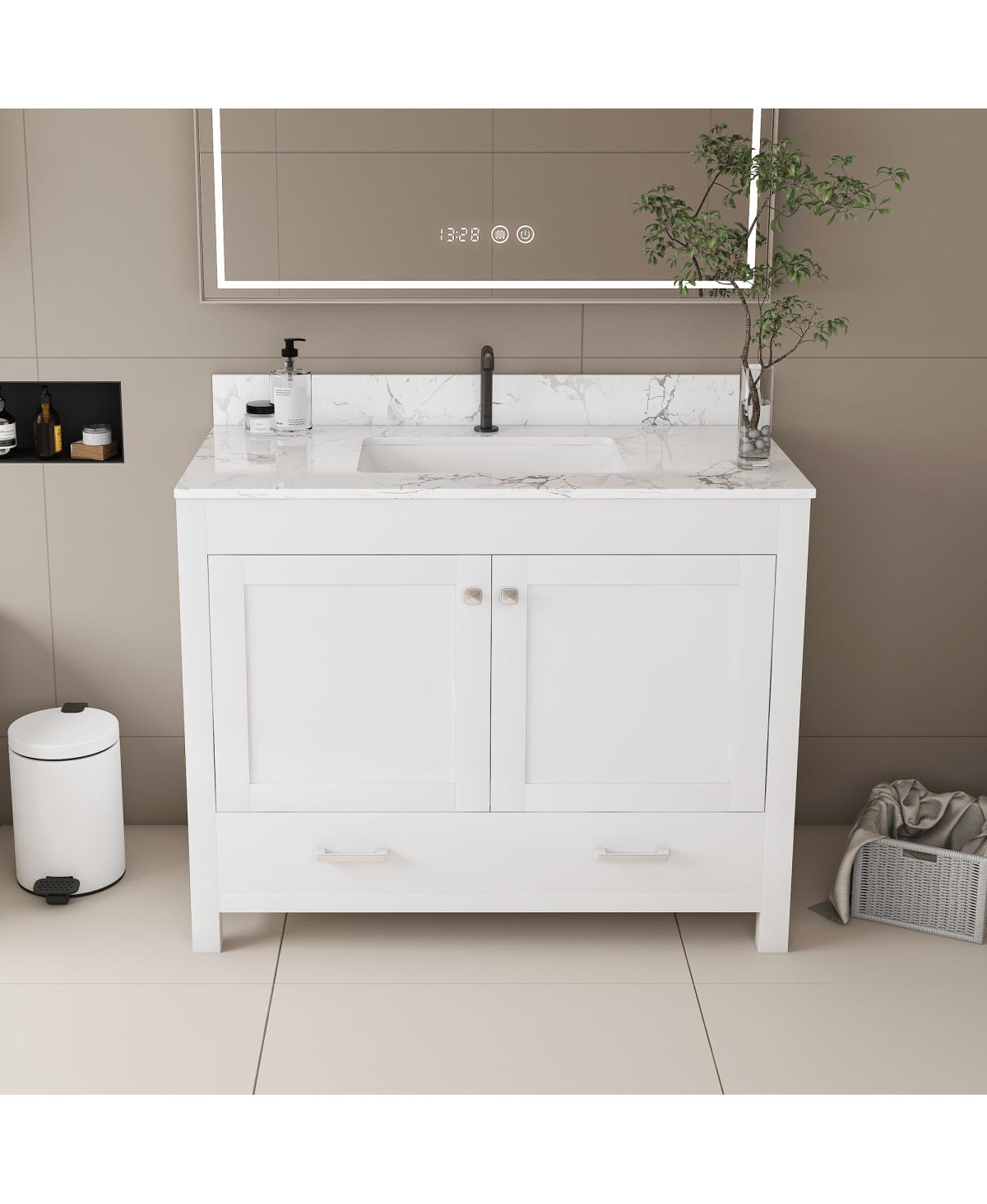 Click here for Sillysis 43" Bathroom Vanity with Artificial... prices