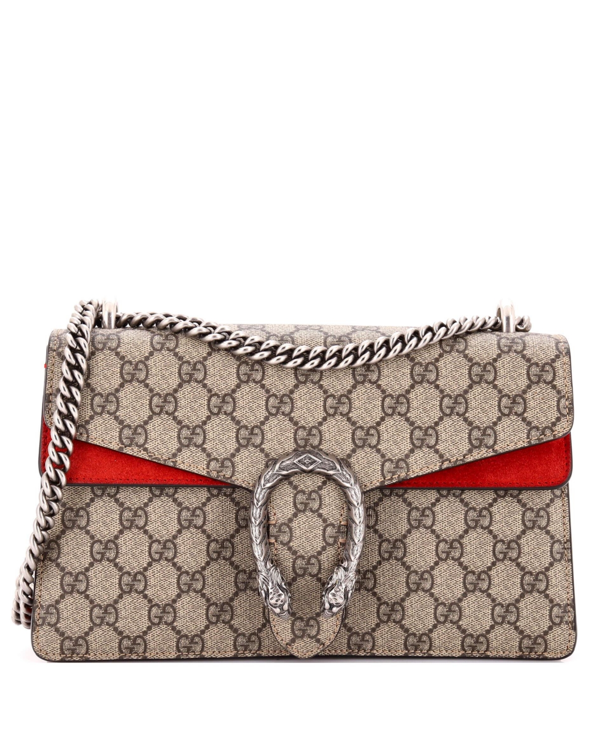 Click here for Pre-Owned Gucci Small Dionysus Bag Gg Coated Canva... prices
