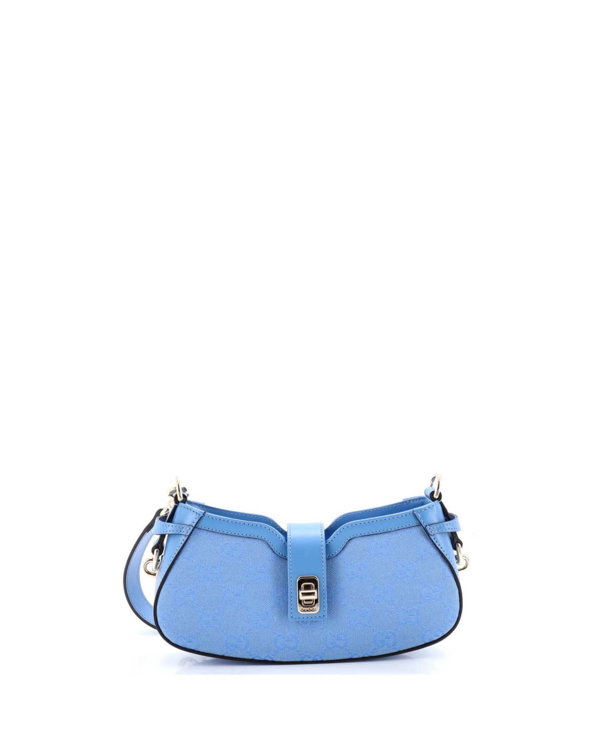 Click here for Pre-Owned Gucci Mini Moon Side Shoulder Bag Gg Can... prices