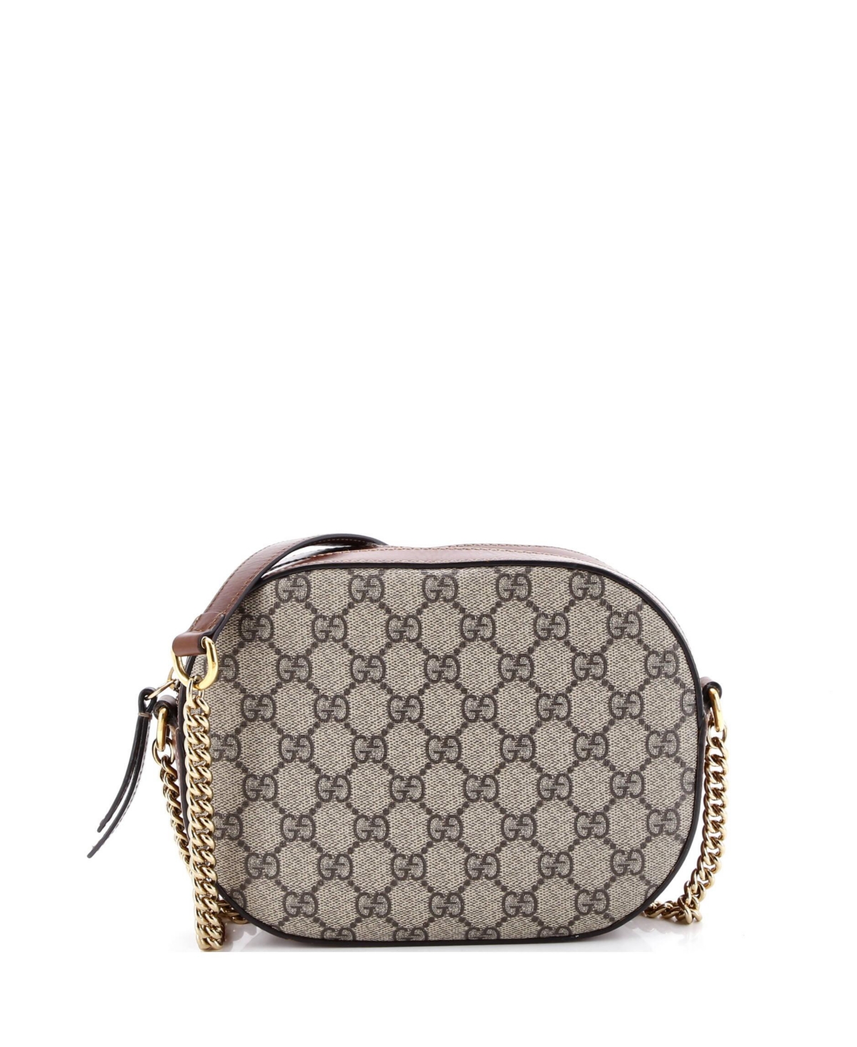 Click here for Pre-Owned Gucci Mini Chain Crossbody Bag Gg Coated... prices