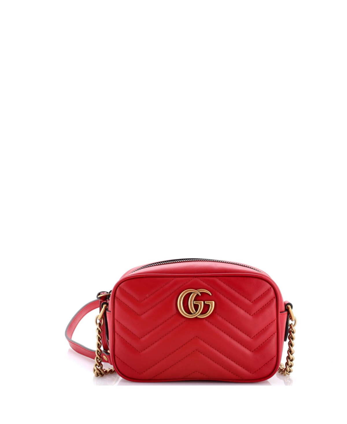 Click here for Pre-Owned Gucci Mini Gg Marmont Shoulder Bag Matel... prices