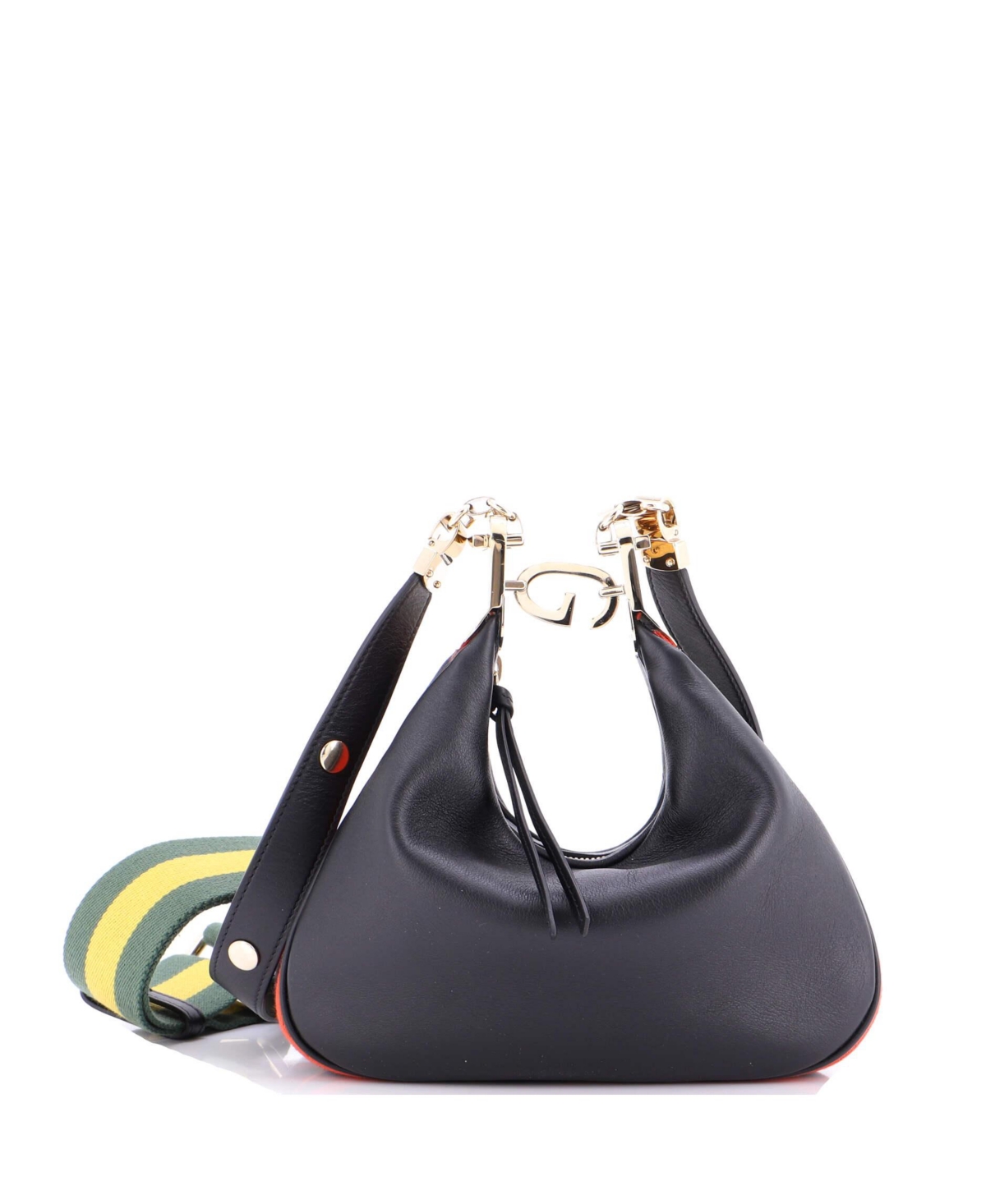 Click here for Pre-Owned Gucci Small Attache Shoulder Bag Leather... prices