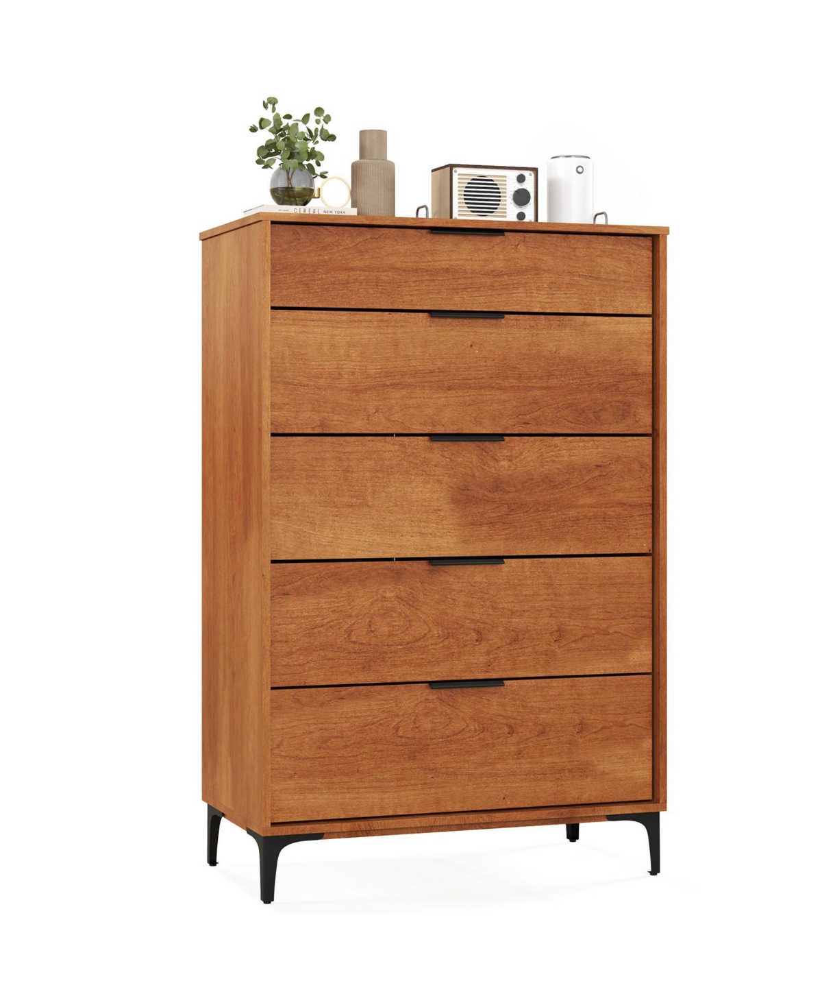 Click here for Sugift 5-Drawer Dresser with Interlock System for... prices