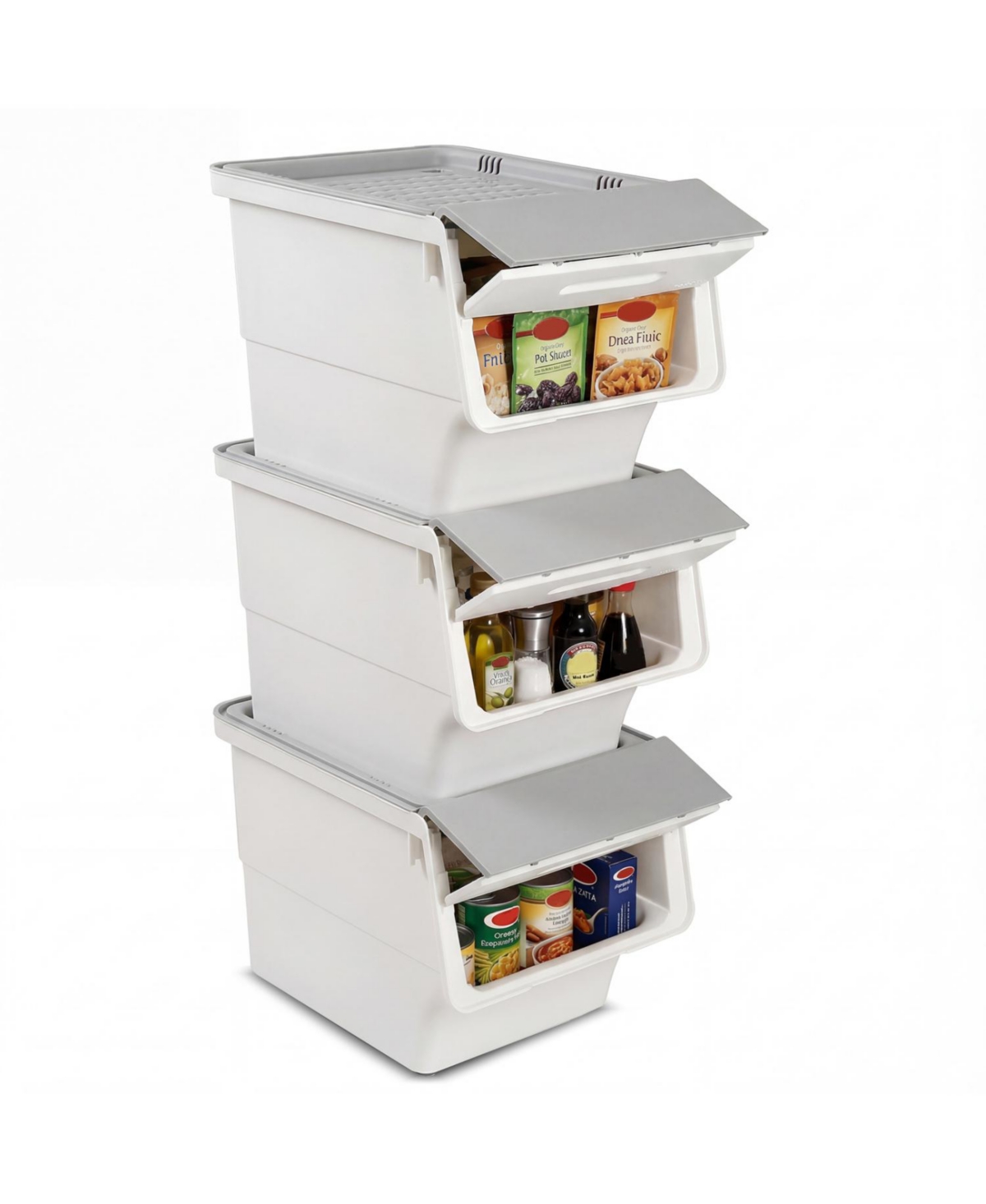 Click here for Sugift 3 Pieces Storage Bins on Wheels Stackable P... prices