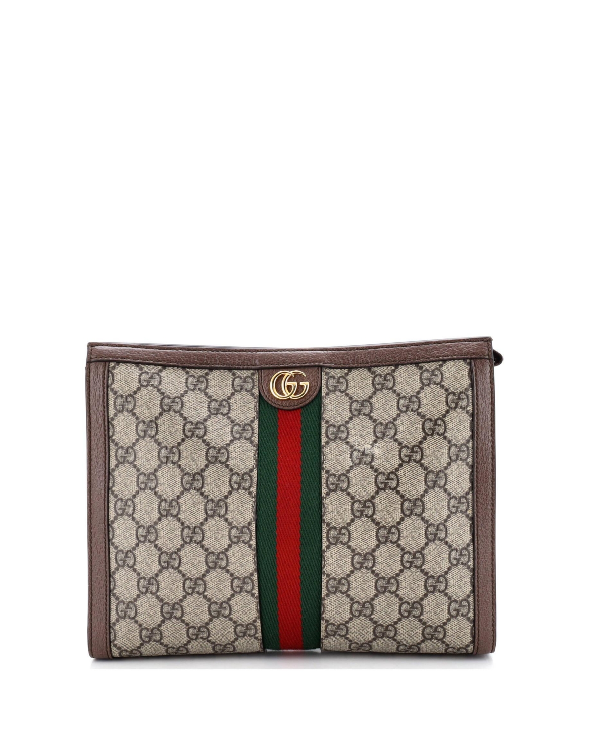 Click here for Pre-Owned Gucci Medium Ophidia Pouch Gg Coated Can... prices