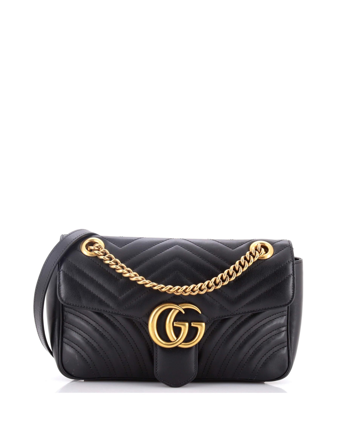 Click here for Pre-Owned Gucci Medium Gg Marmont Flap Bag Matelas... prices