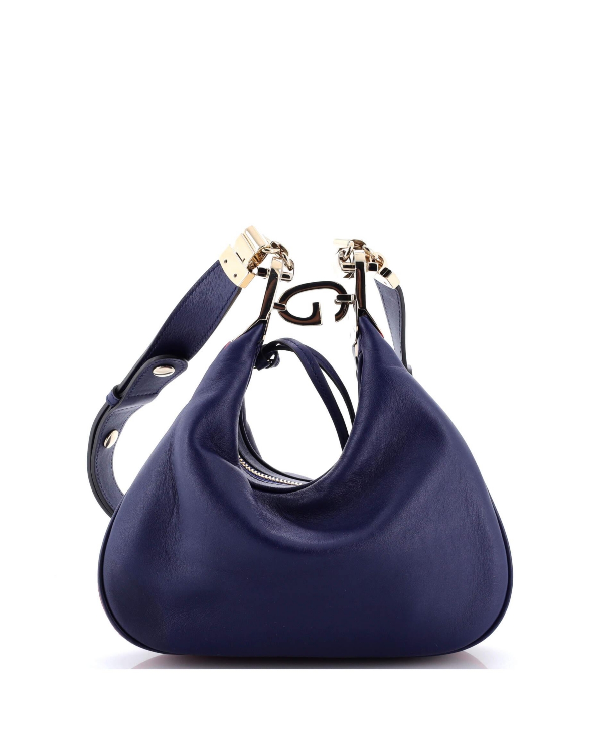 Click here for Pre-Owned Gucci Small Attache Shoulder Bag Leather... prices