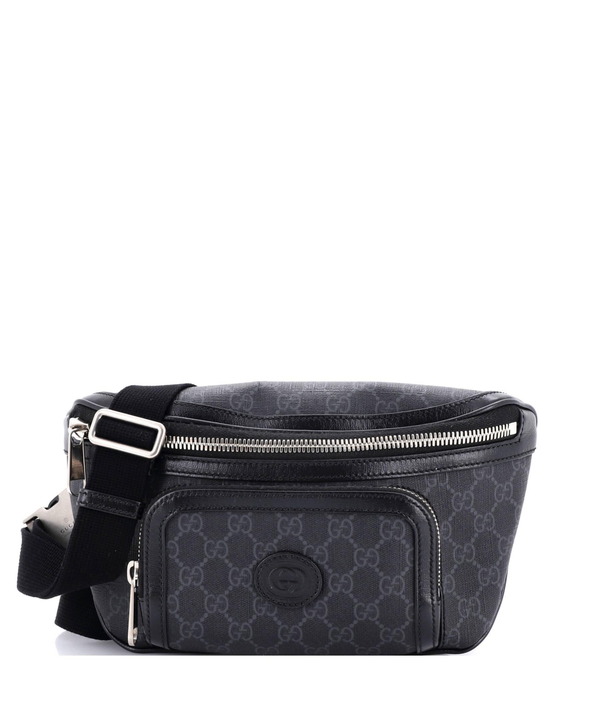 Click here for Pre-Owned Gucci Large Interlocking G Patch Belt Ba... prices