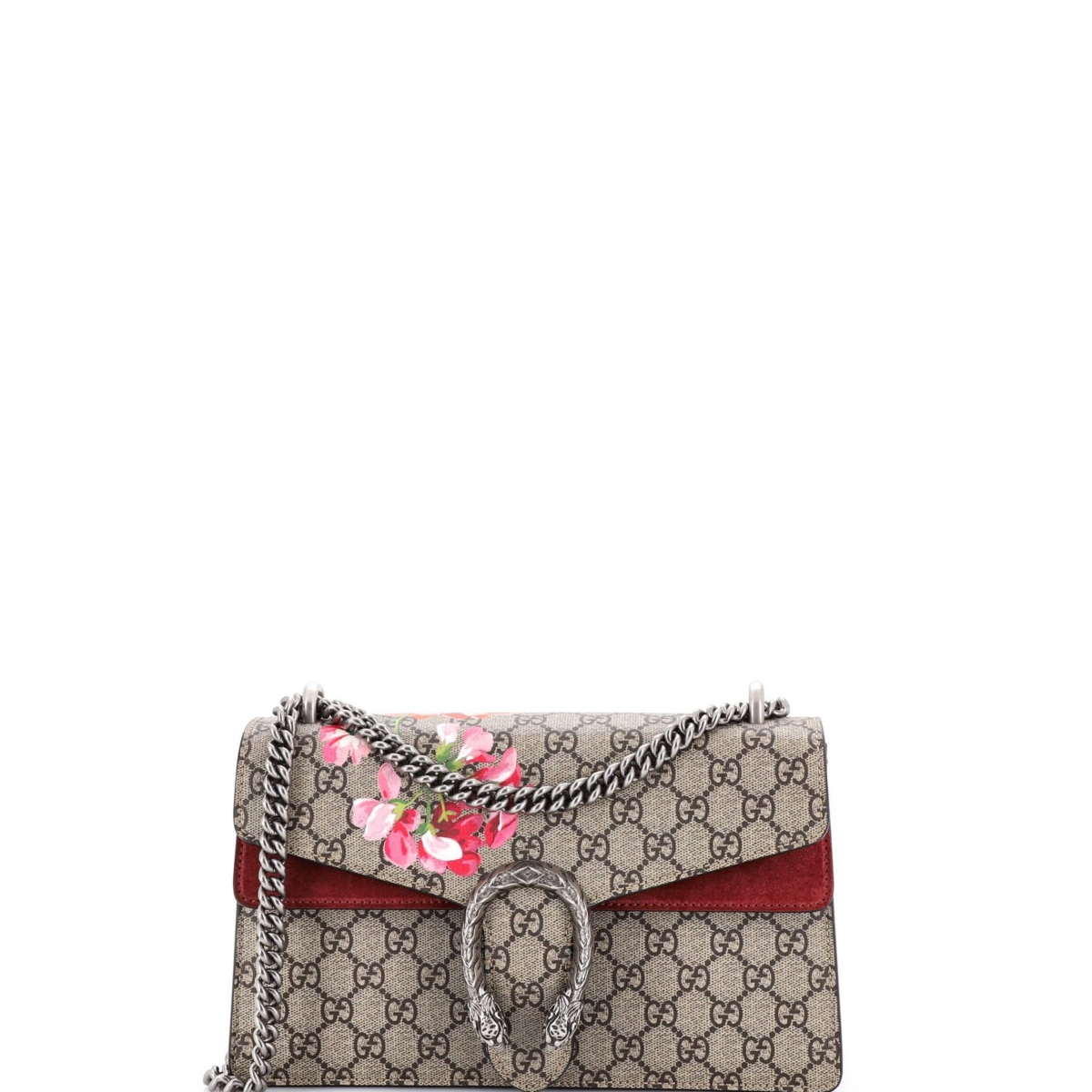 Click here for Pre-Owned Gucci Small Dionysus Bag Blooms Print Gg... prices