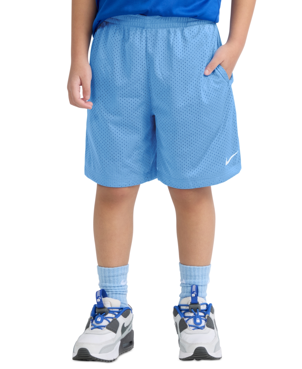 Click here for Nike Little Boys Dri-fit Logo Mesh Pull-On Shorts... prices