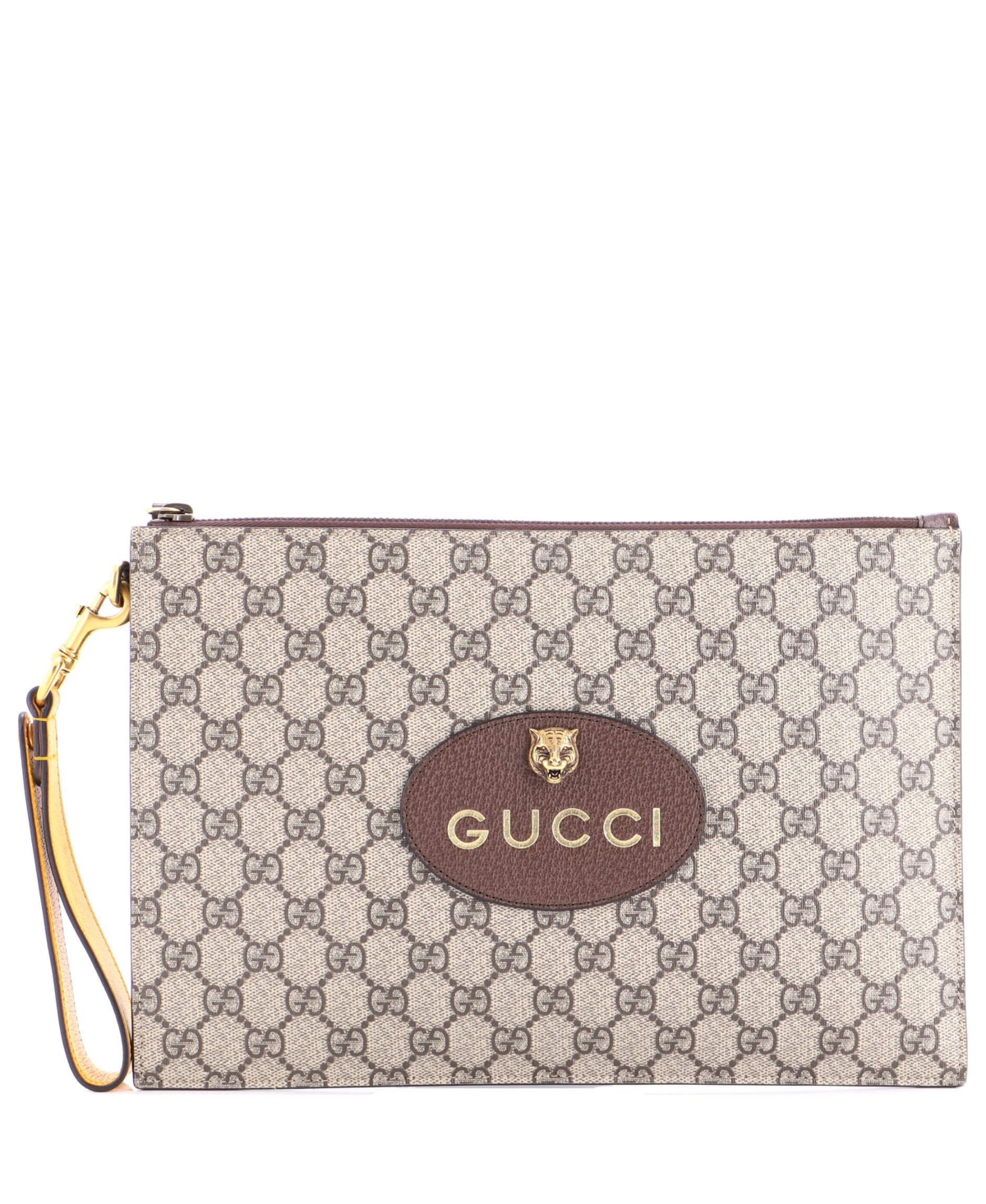 Click here for Pre-Owned Gucci Neo Vintage Wristlet Pouch Gg Coat... prices