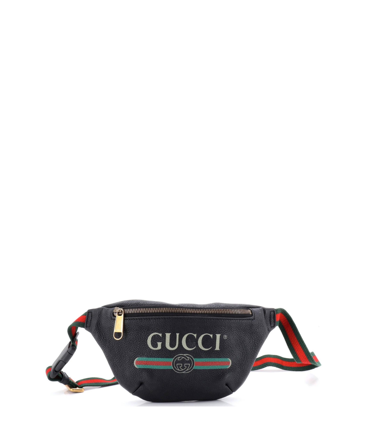 Click here for Pre-Owned Gucci Small Logo Belt Bag Printed Leathe... prices