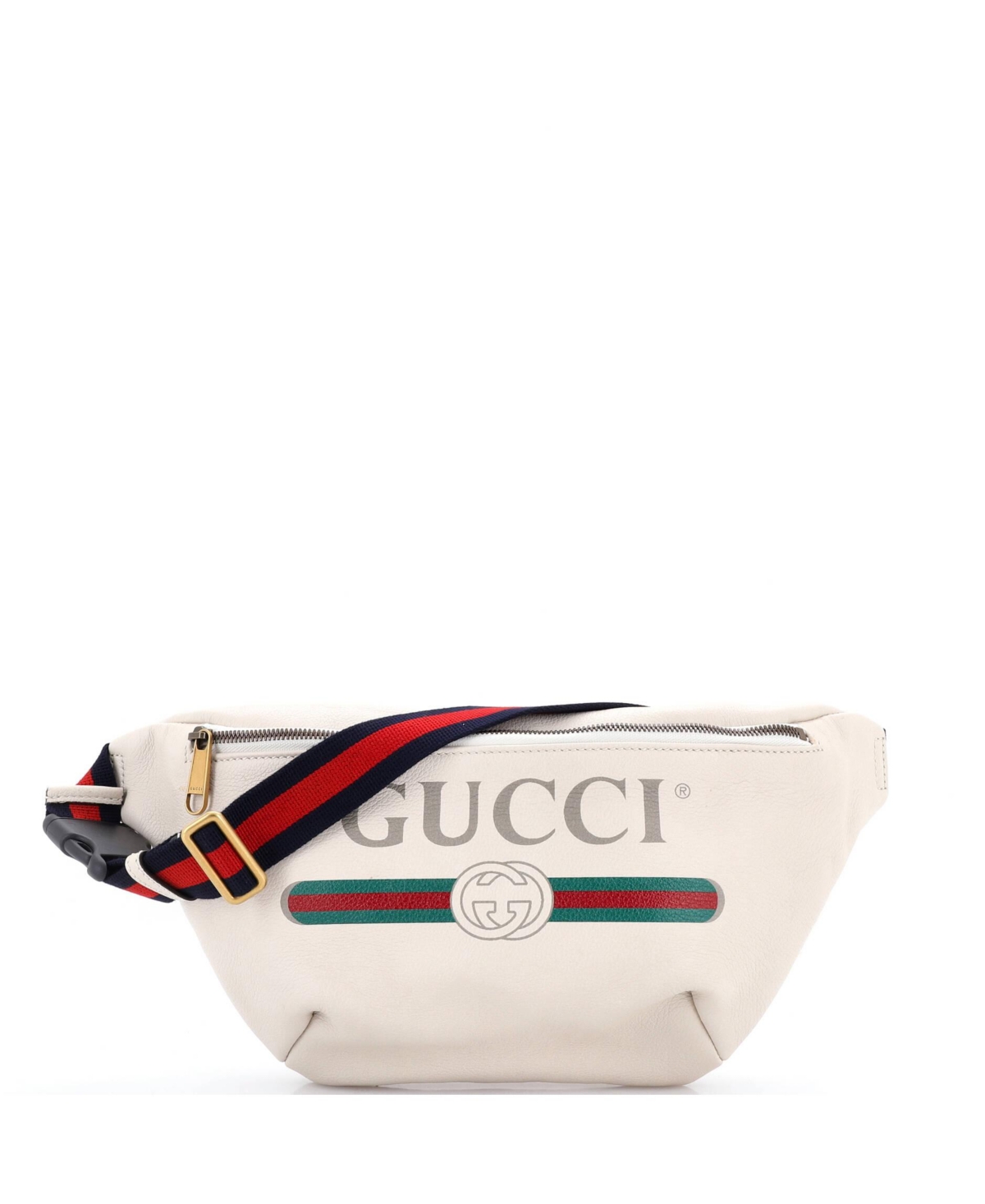 Click here for Pre-Owned Gucci Medium Logo Belt Bag Printed Leath... prices