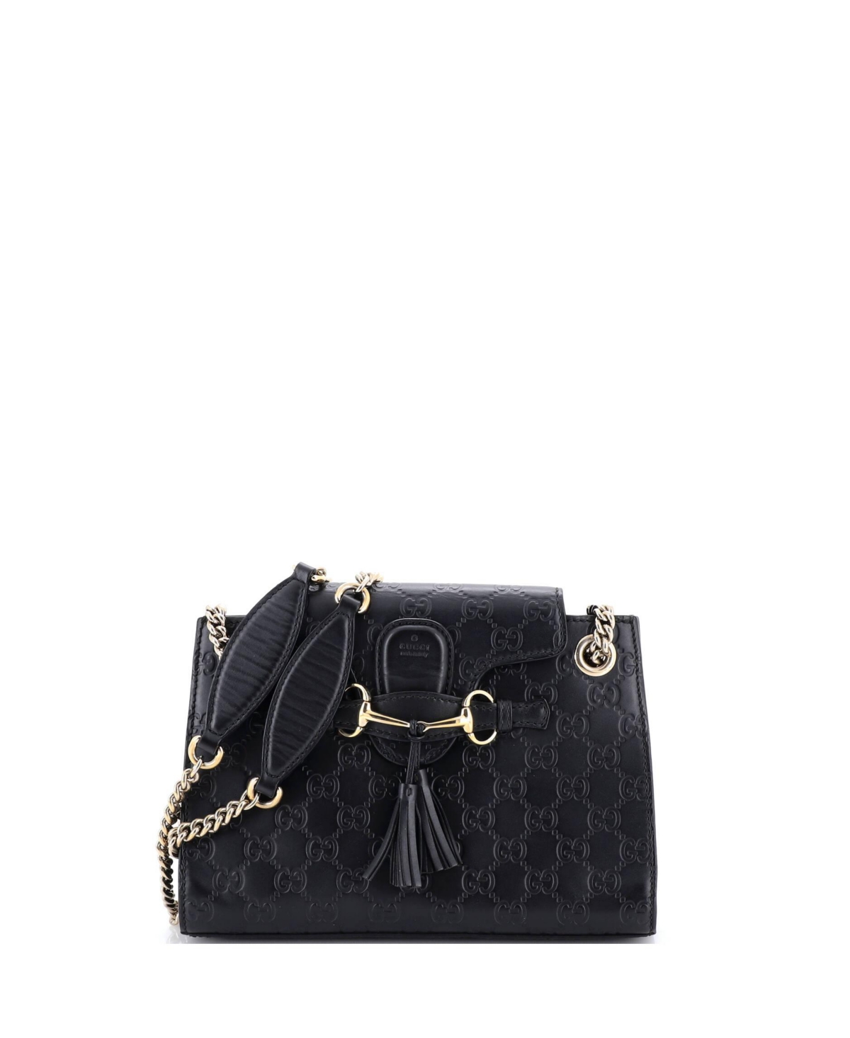Click here for Pre-Owned Gucci Small Emily Chain Flap Shoulder Ba... prices