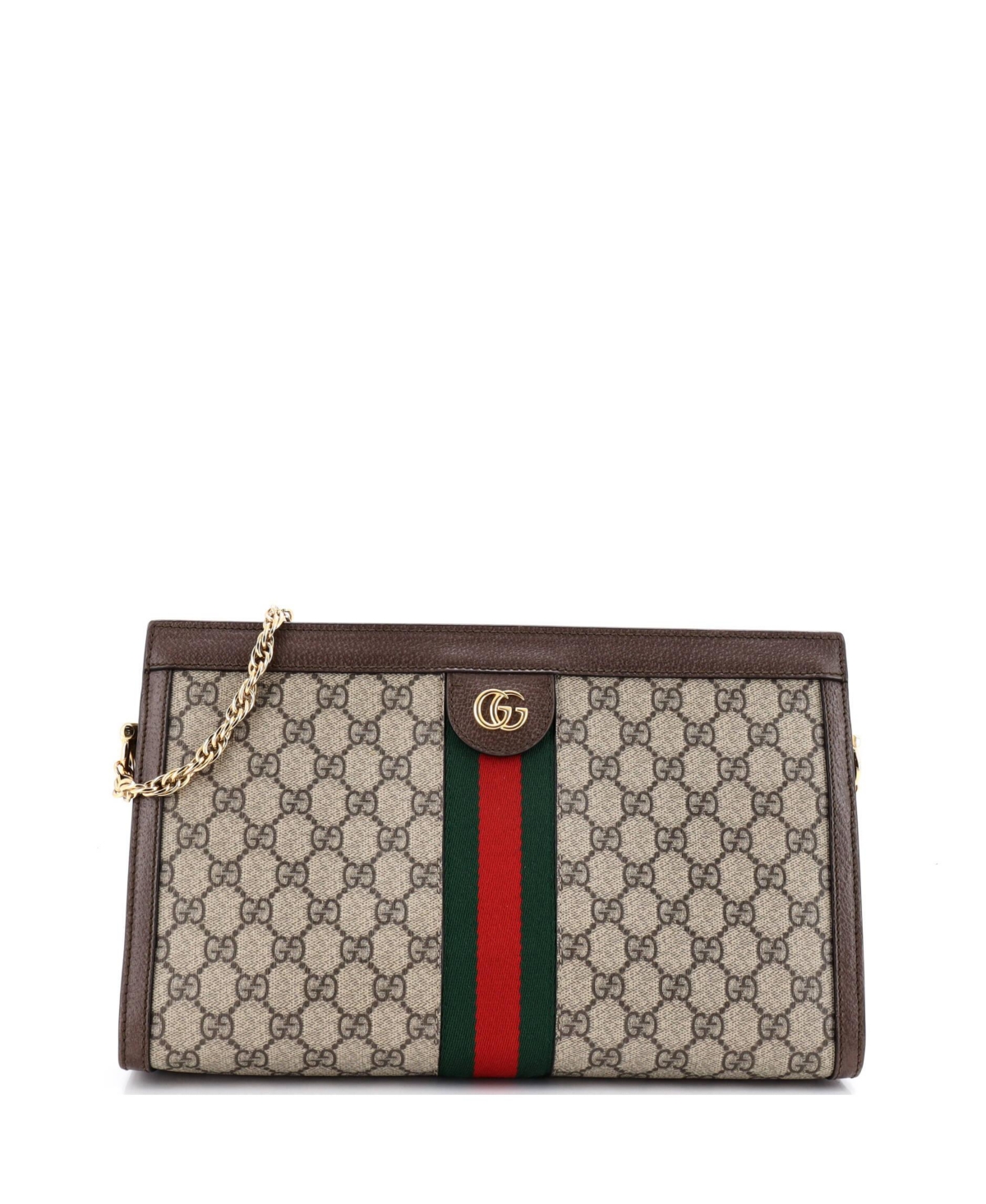 Click here for Pre-Owned Gucci Medium Ophidia Chain Shoulder Bag... prices