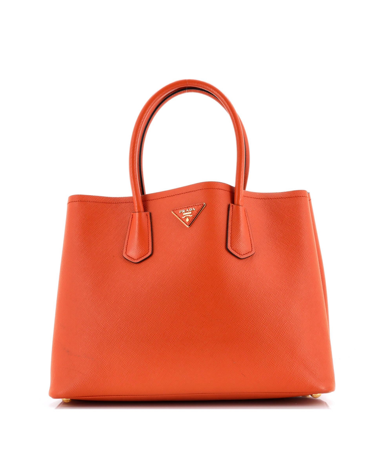 Click here for Pre-Owned Prada Large Cuir Double Tote Saffiano Le... prices