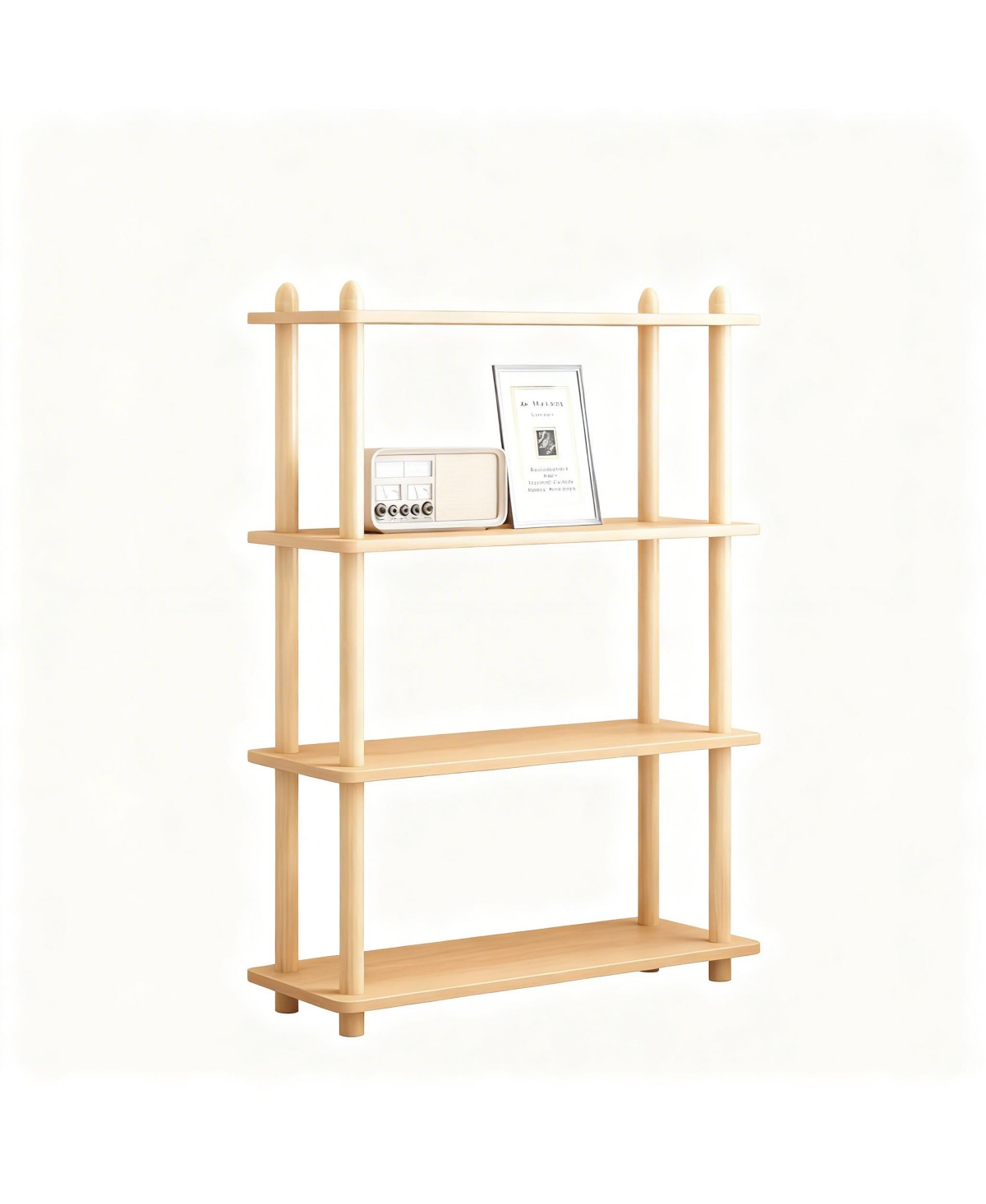 Click here for Yigii Wooden Shelf Bookcase Modern Open Storage Ra... prices