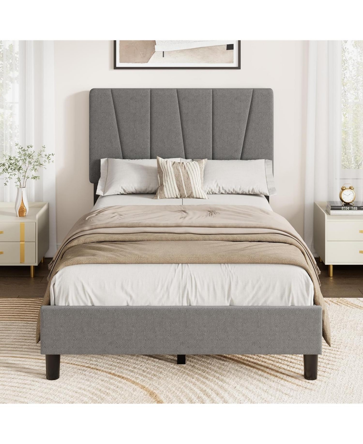 Click here for gaomon Twin Size Mdf + Iron Geometric Pattern Soft... prices