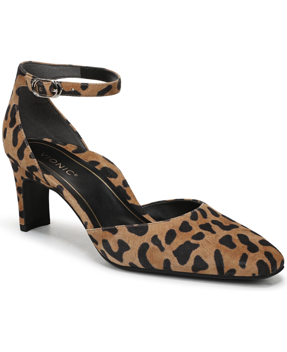 Click here for Vionic Womens Scarlett Heels - Tan leopard suede prices