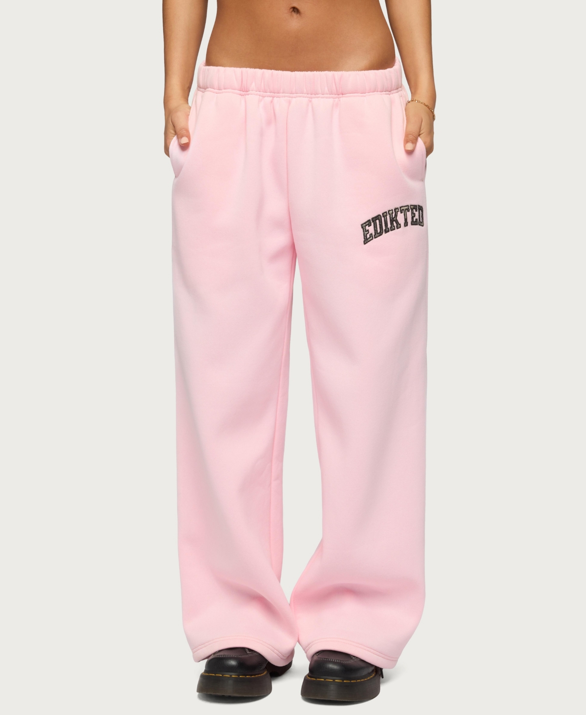 Click here for Edikted Womens Camo Crush Sweatpants - Light-pink prices