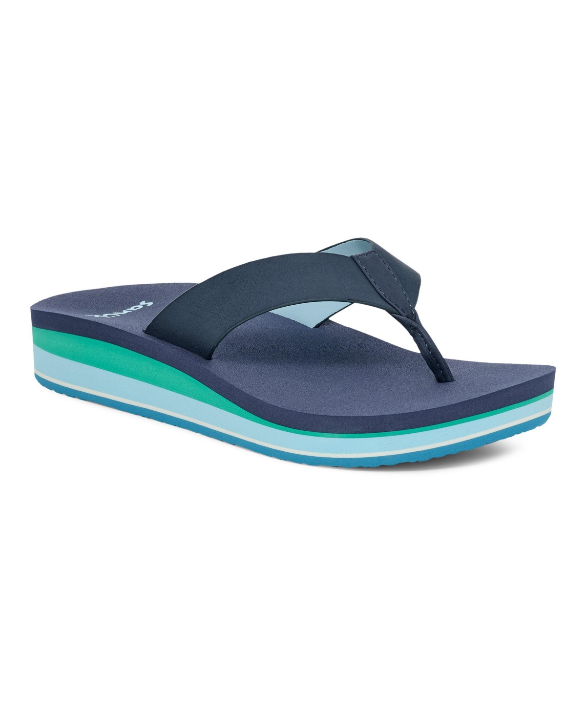 Click here for Sanuk Womens Highland St Sandals - Vintage indigo prices