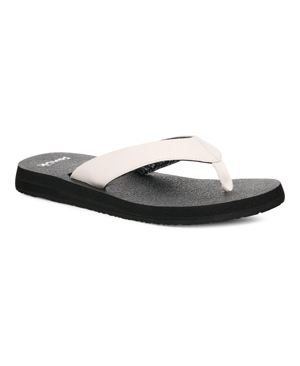 Click here for Sanuk Womens Yoga Mat Ii Sandals - White / black prices