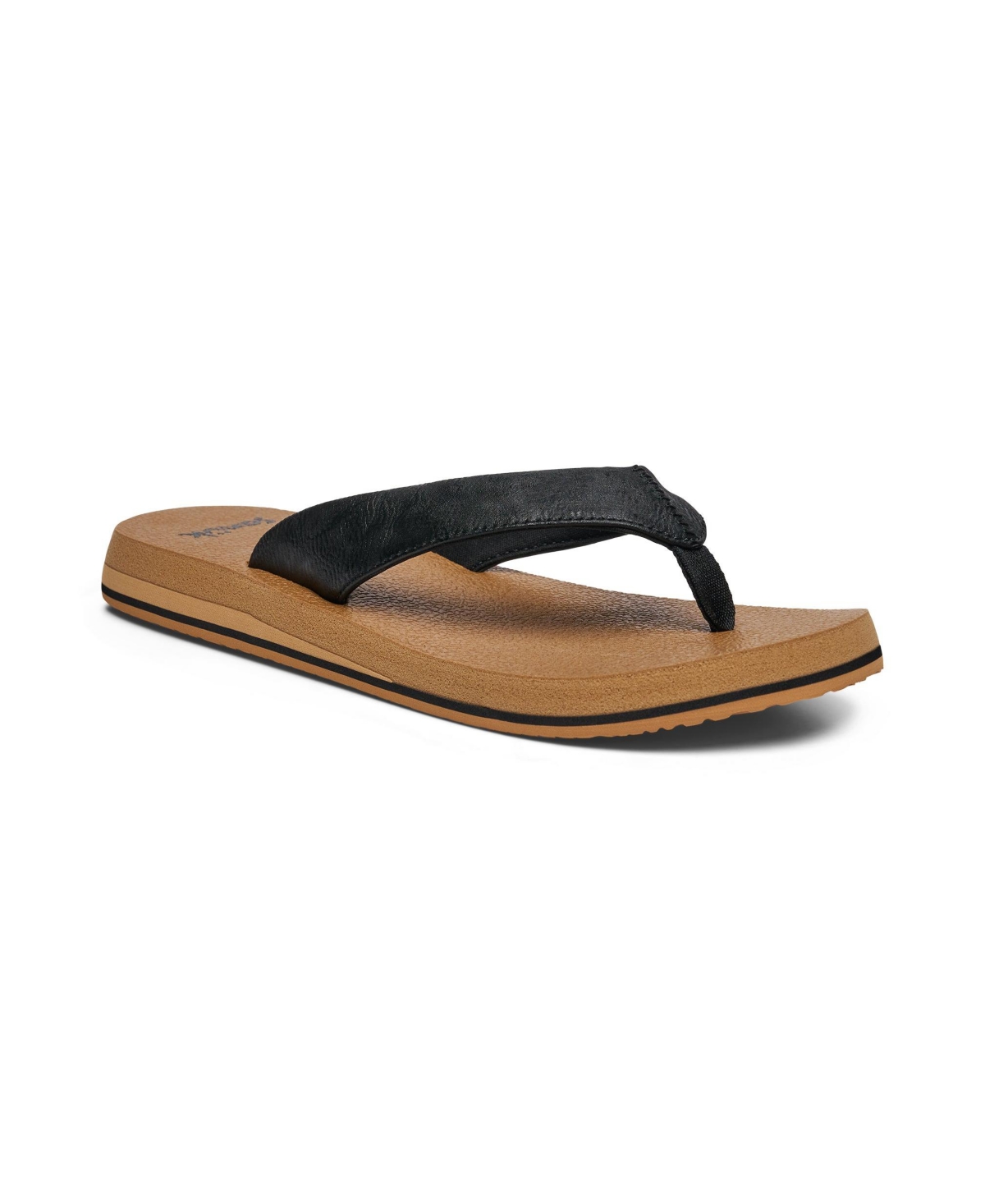 Click here for Sanuk Womens Yoga Mat Ii Sandals - Black / tan prices
