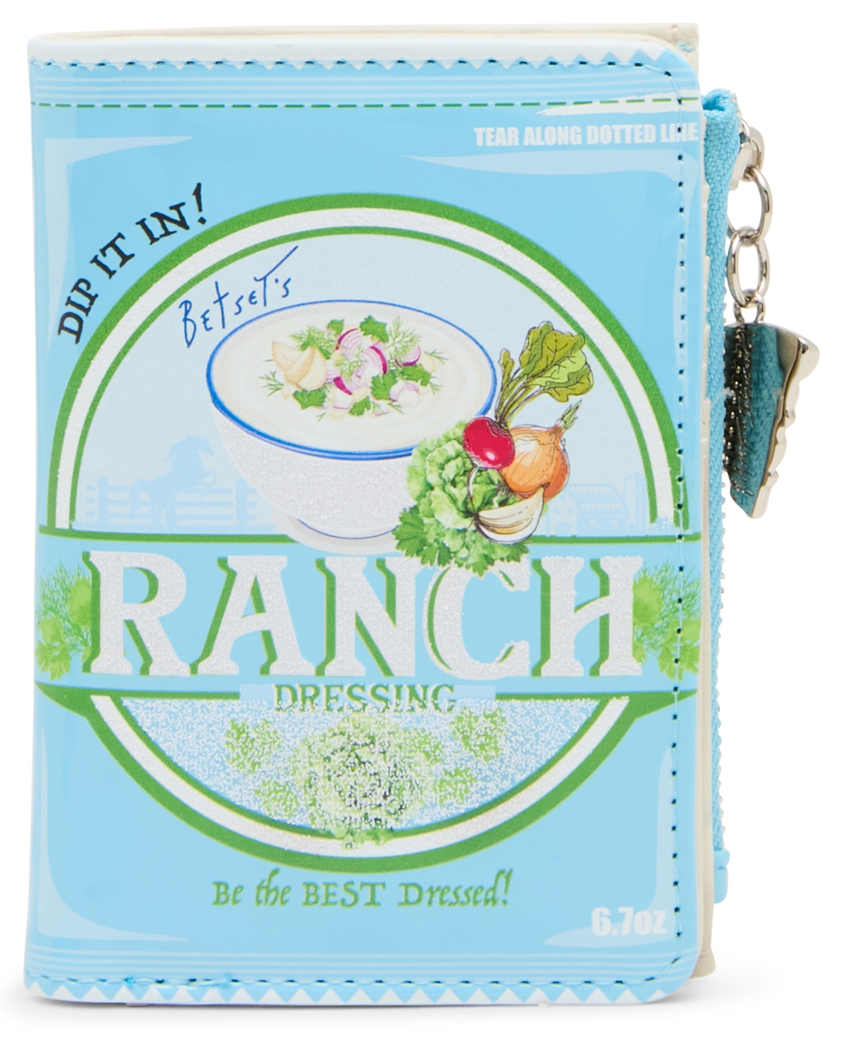 Click here for Betsey Johnson Dip It Mini Wallet - Blue prices